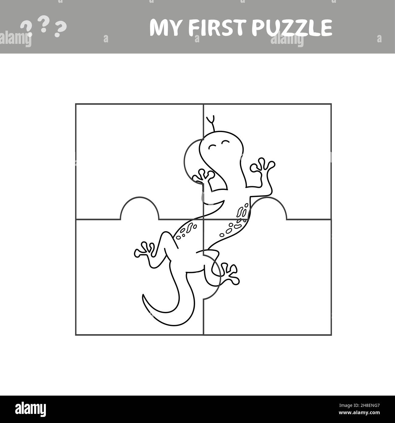 Cute Puzzle Game Vector Illustration Of Puzzle Game With Happy Cartoon cute-puzzle-game-vector-illustration-of-puzzle-game-with-happy-cartoon