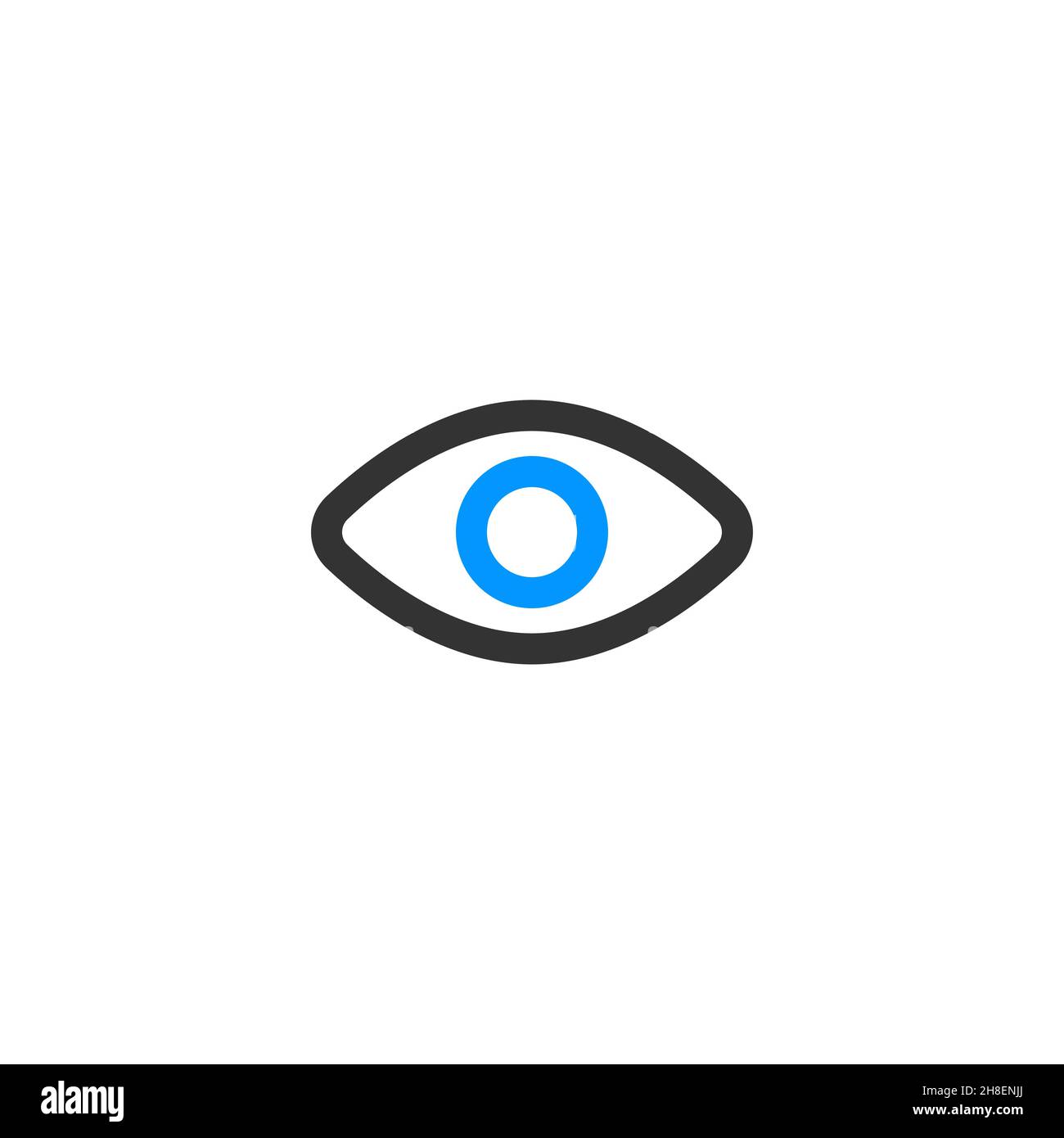 Eye icon, vision symbol, look at or watch icon. Stock vector ...
