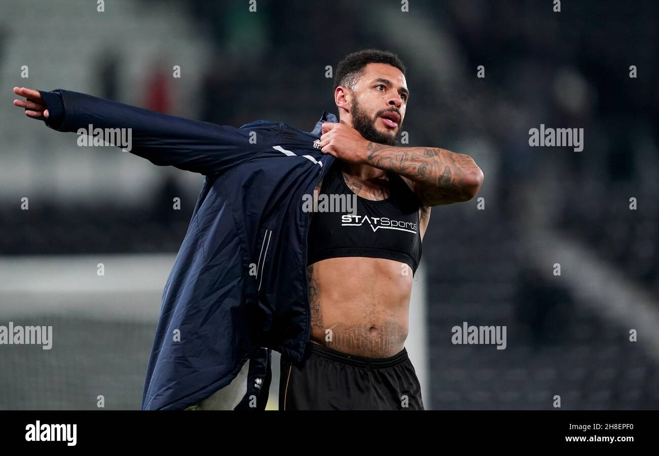 Queens Park Rangers' Andre Gray at full time after the Sky Bet ...