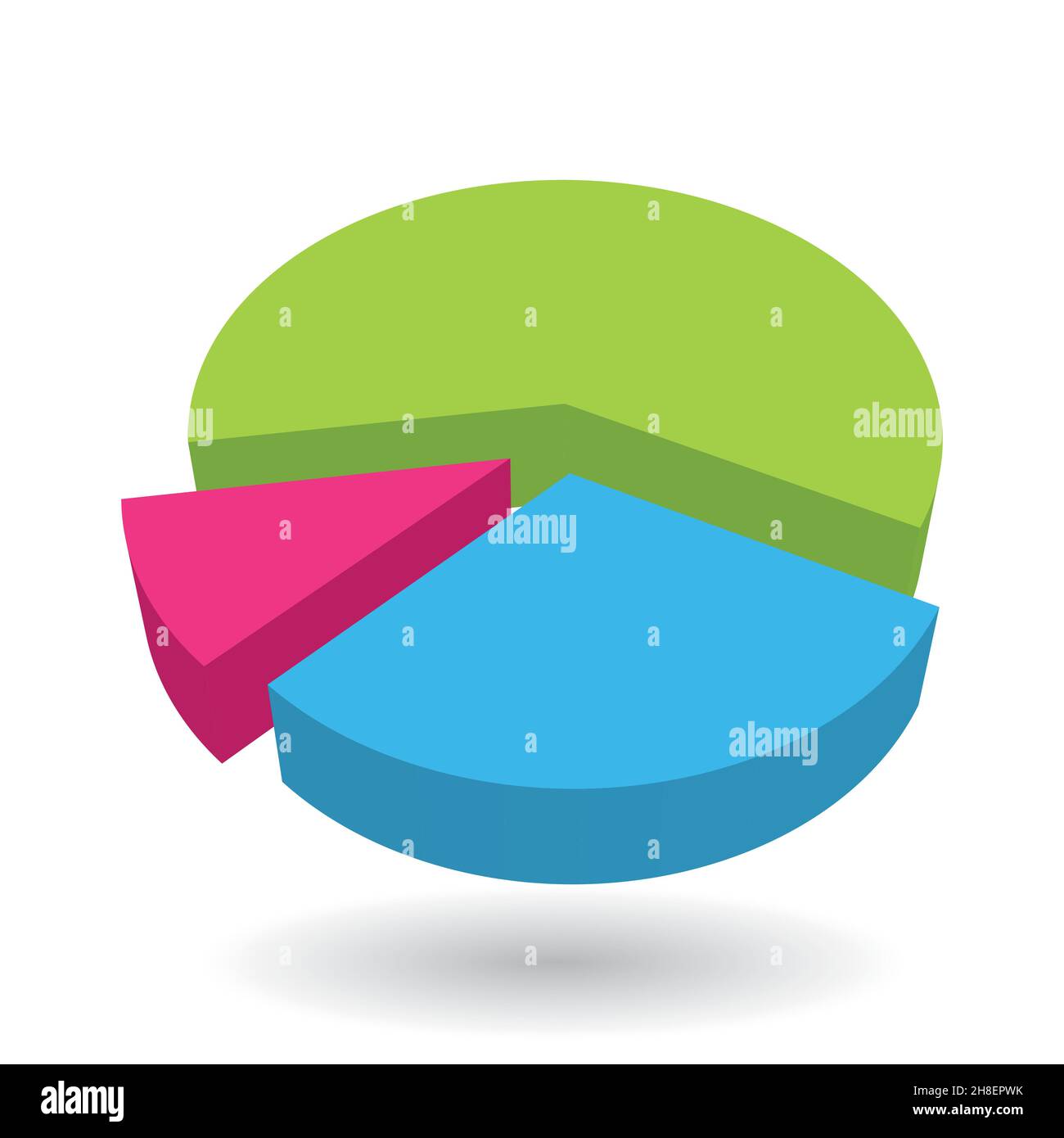 Colorful pie chart design element Stock Vector Image & Art - Alamy