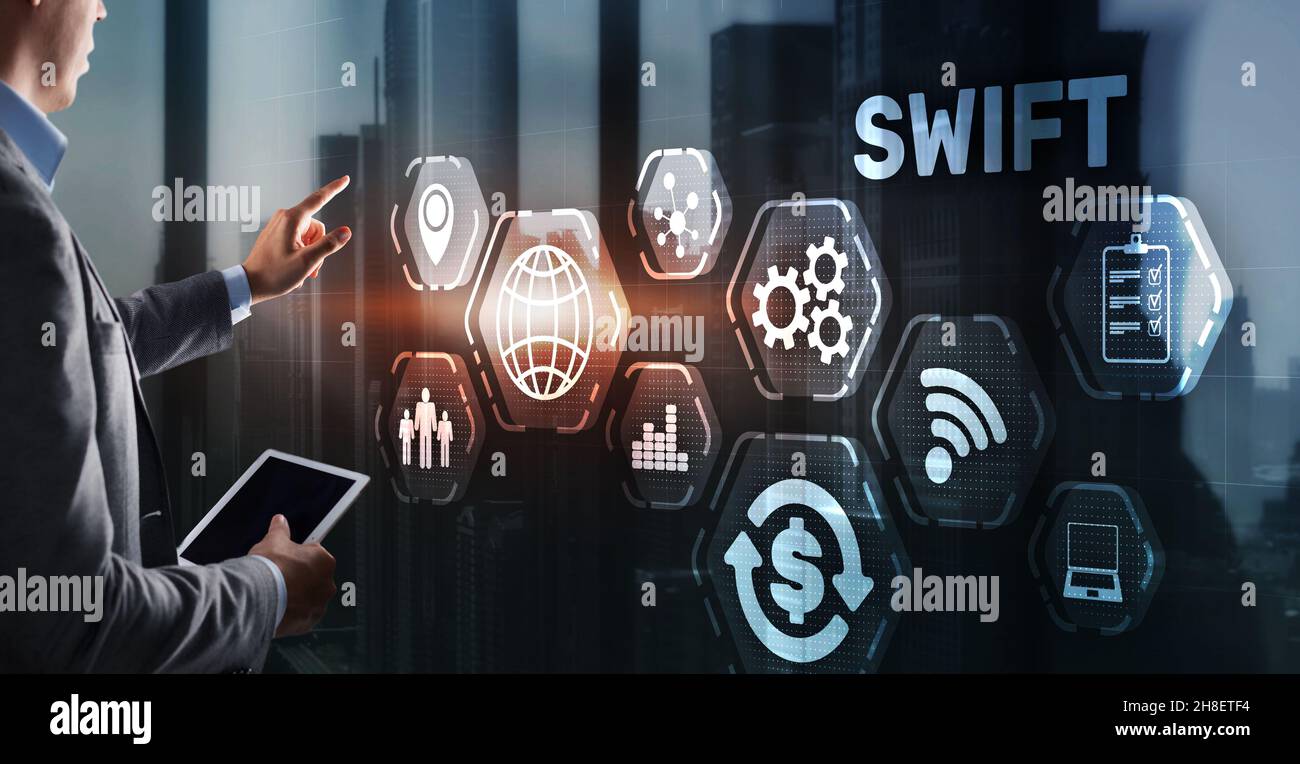 Swift banking system hi-res stock photography and images - Alamy