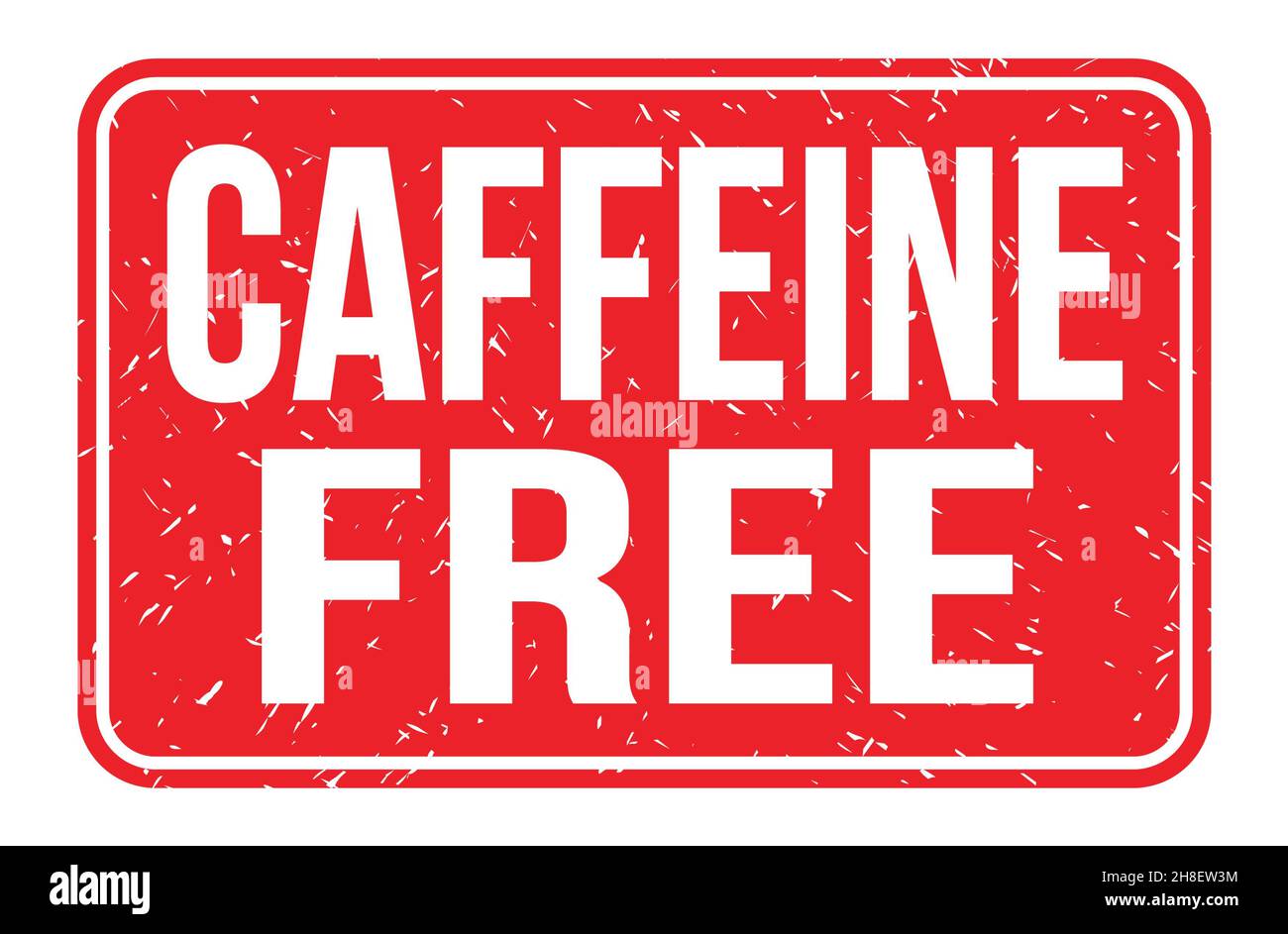 Caffeine free stamp hi-res stock photography and images - Alamy