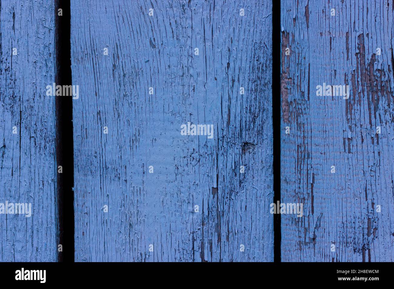 Old blue wooden shield. Burnt paint. The texture of wooden boards Stock ...
