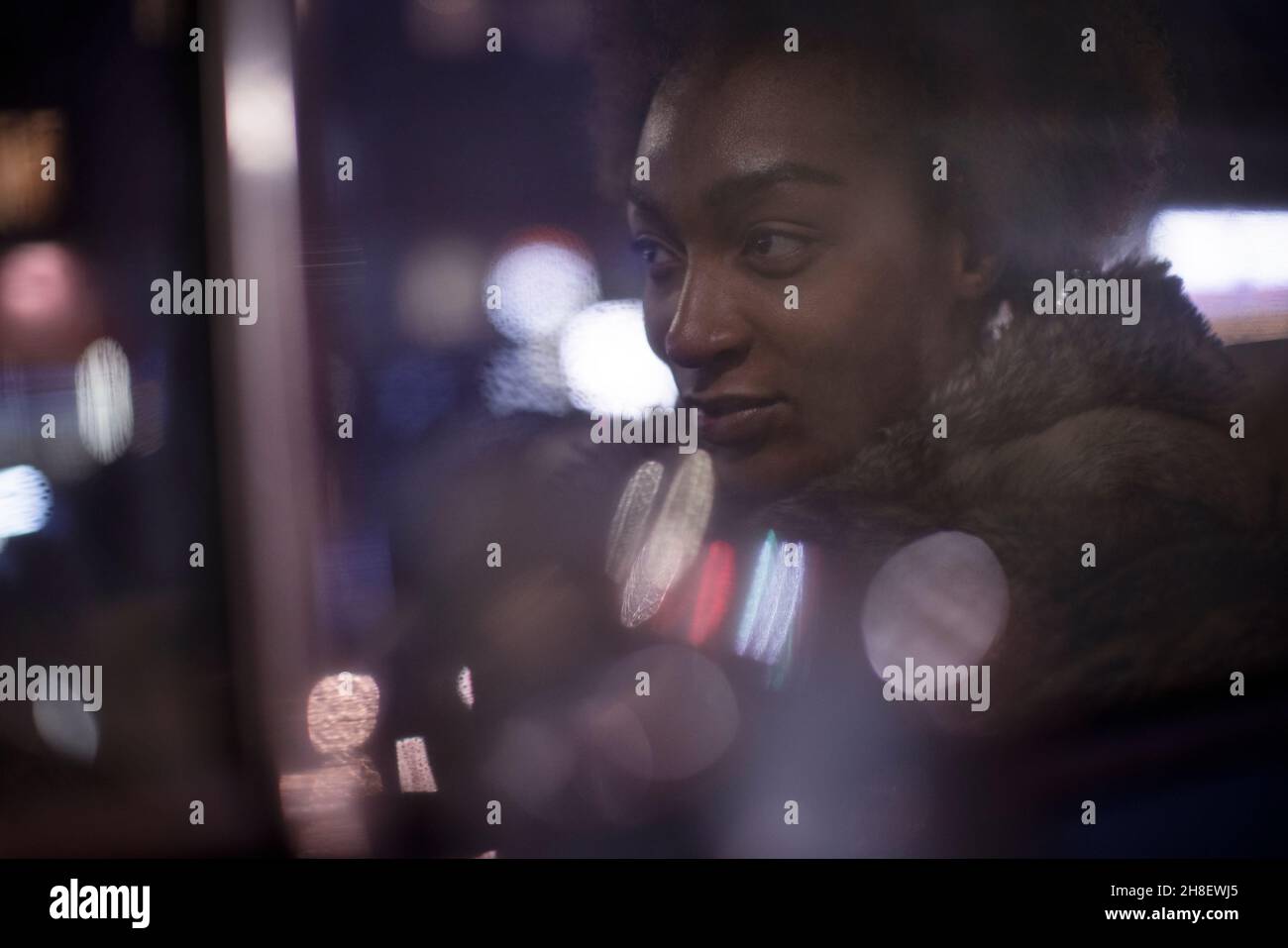 Car dark window night hi-res stock photography and images - Alamy