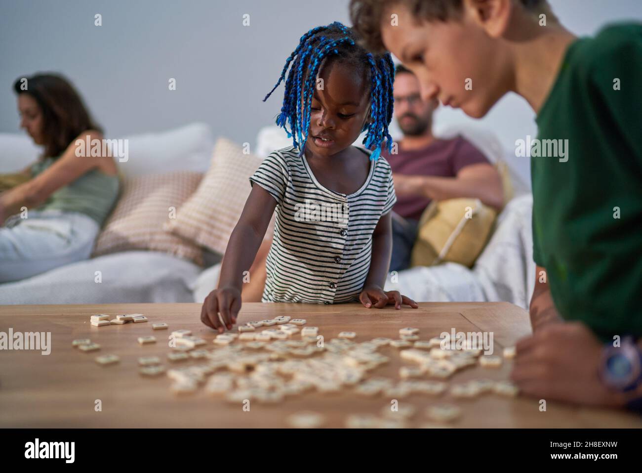 People Playing Scrabble