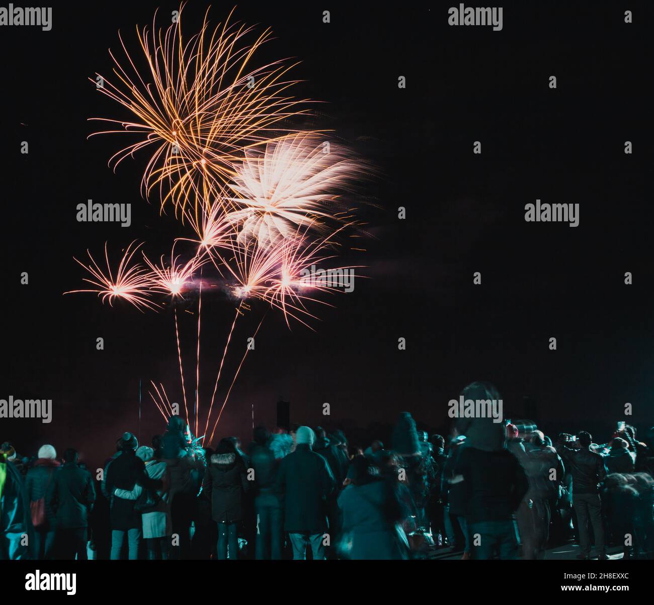Packed with fireworks hi-res stock photography and images - Alamy