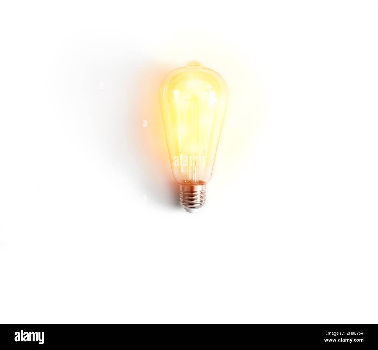 Light bulb burning hi-res stock photography and images - Alamy