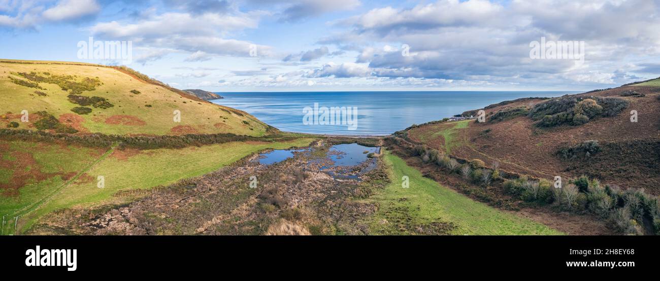 Panorama over Man Sands, Kingswear, Brixham, Devon, England, Europe ...