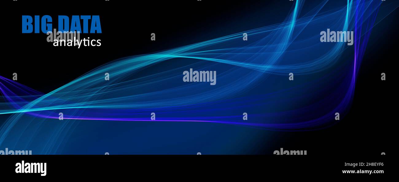 Science network pattern, connecting lines. Big Data Visualization ...
