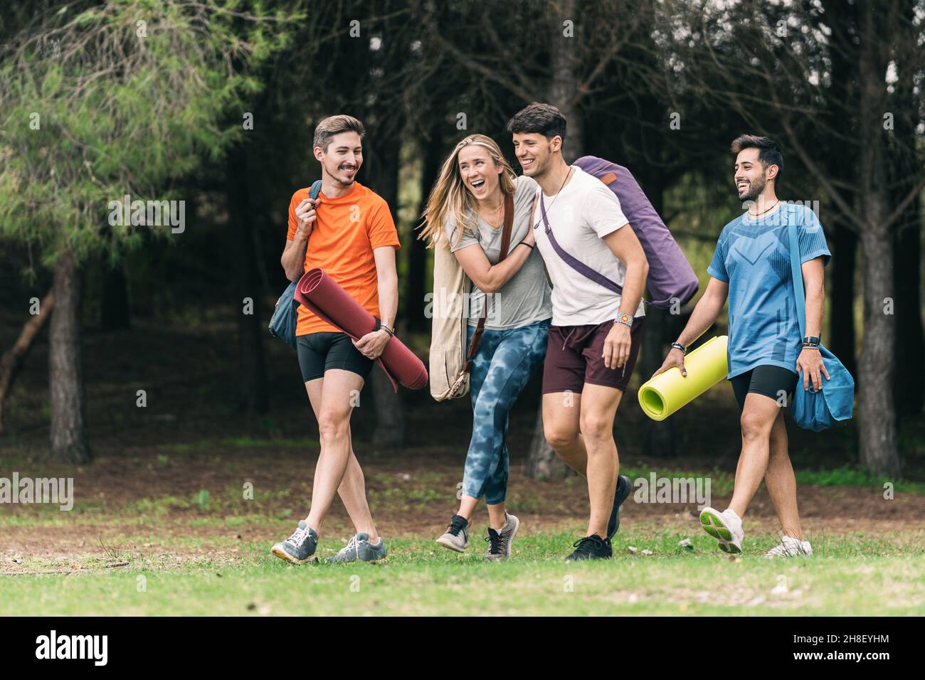 Joking yoga hi-res stock photography and images - Alamy