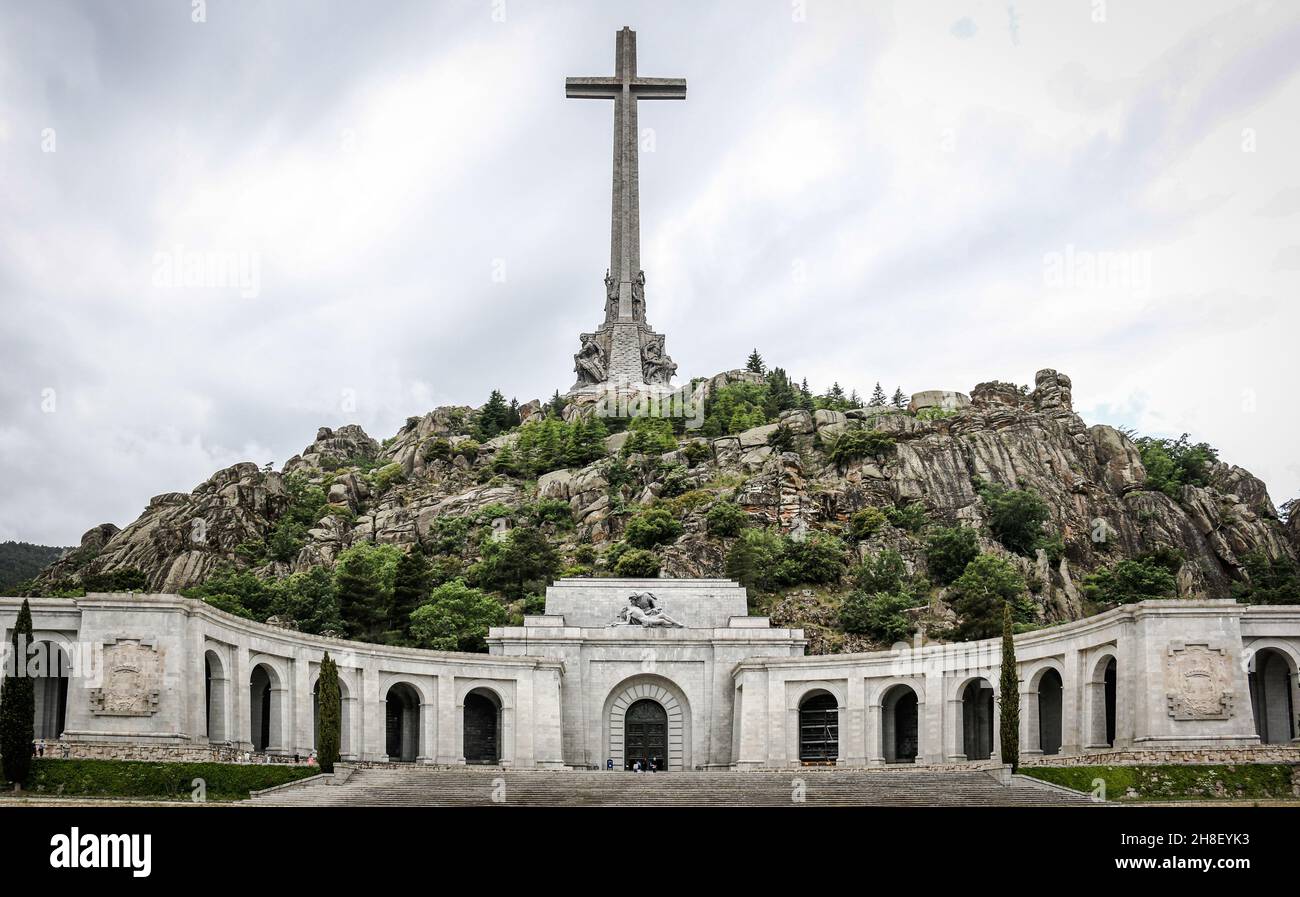 The Valley of the Fallen, a Catholic basilica and monumental memorial ...