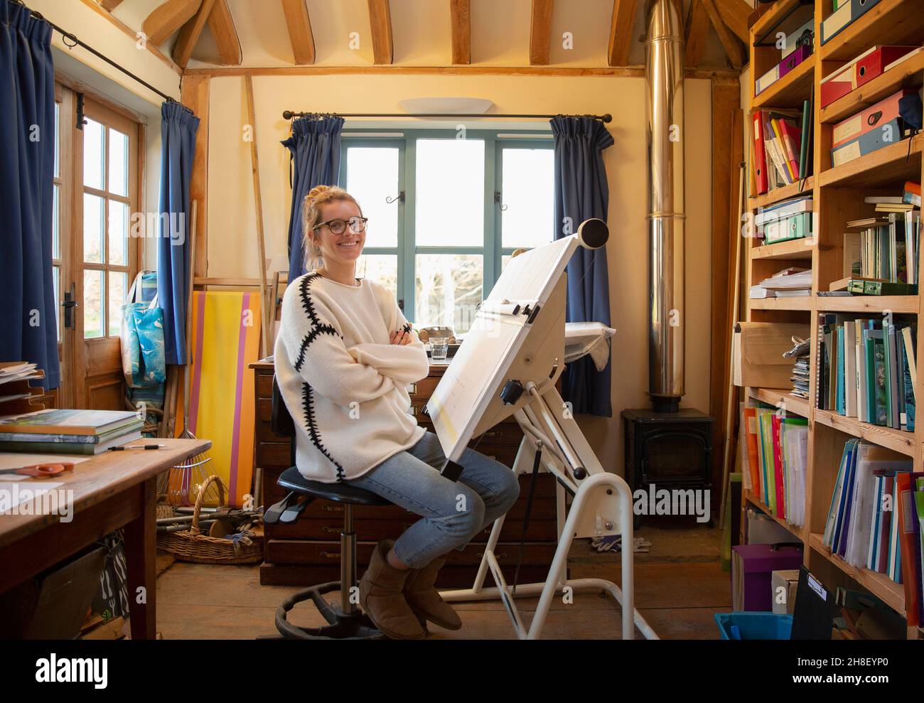 Drafting table hi-res stock photography and images - Alamy