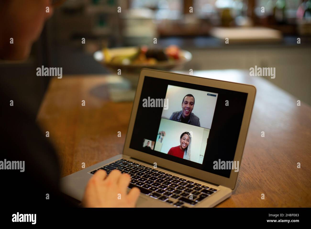 Video conferencing webinar chat hi-res stock photography and images - Alamy