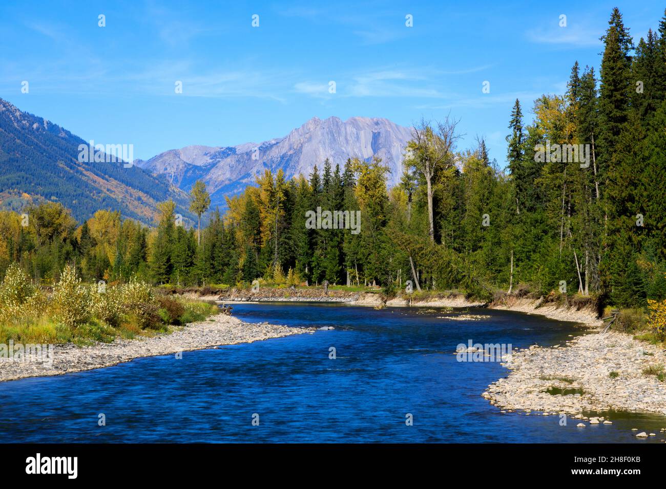 The Elk River is a 220-kilometre long river, in the southeastern ...