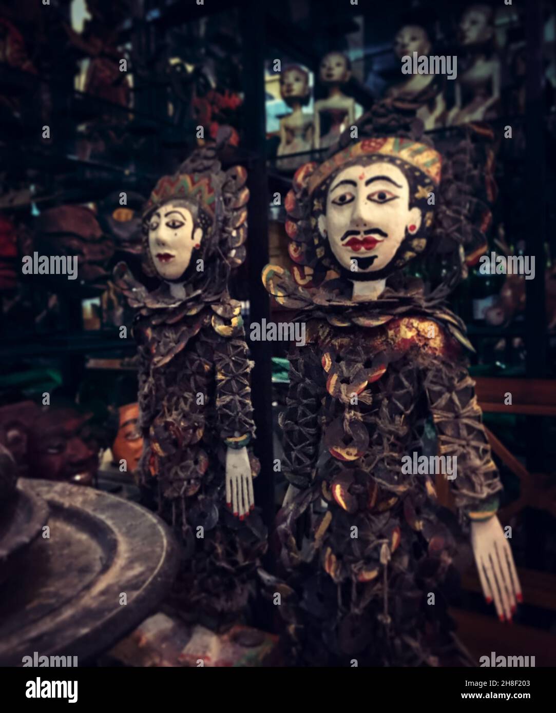 Vertical closeup shot of Puppets in the Theatre on a d Stock Photo - Alamy