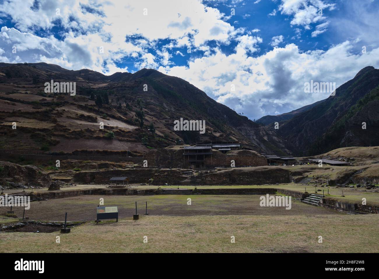 Chavin de Huantar temple complex, Ancash province, Peru. In the ...