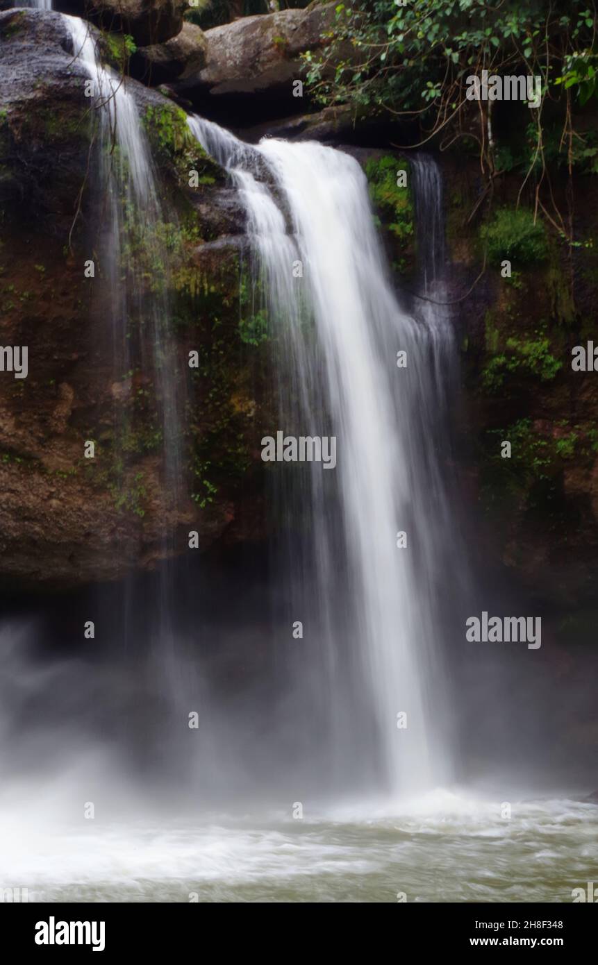 Beautiful waterfall on cliff hi-res stock photography and images - Alamy