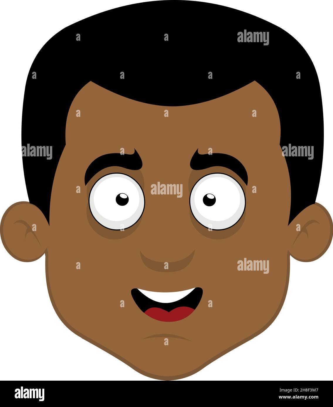 Mans face cartoon hi-res stock photography and images - Alamy