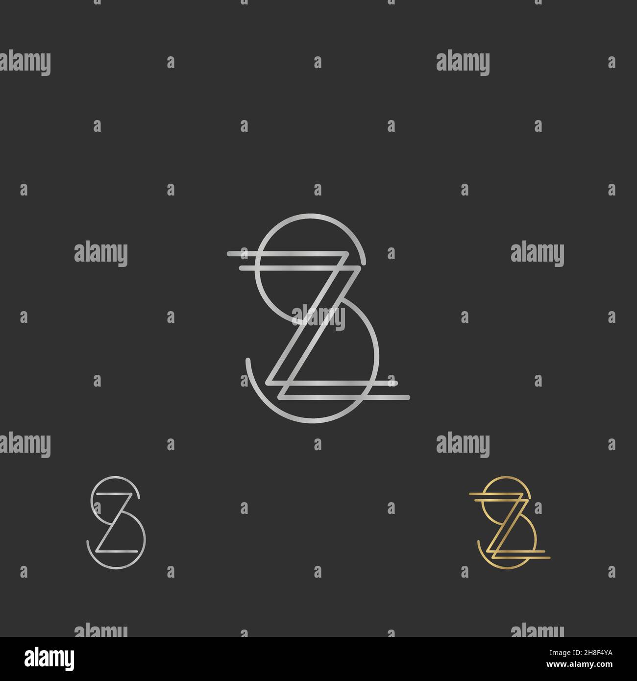 Zs icons Stock Vector Images - Alamy