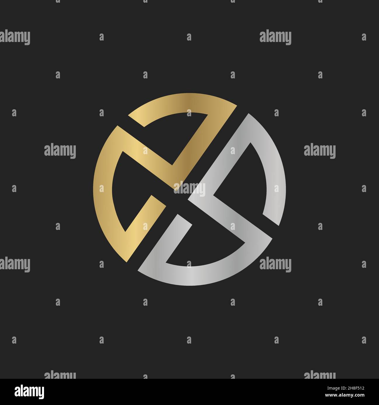 Alphabet Initials logo SZ, ZS, Z and S Stock Vector Image & Art - Alamy