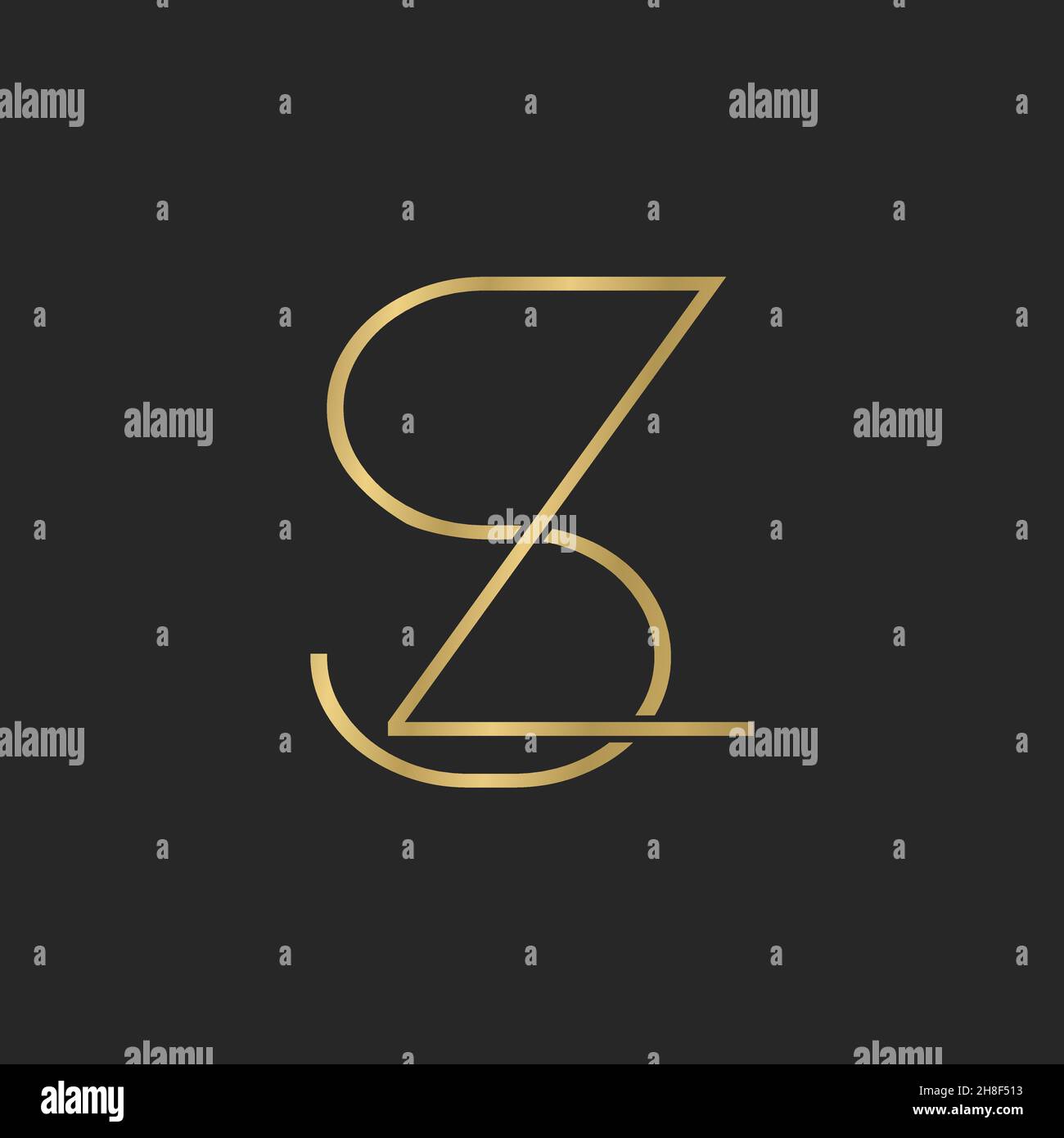 Alphabet Initials logo SZ, ZS, Z and S Stock Vector Image & Art - Alamy
