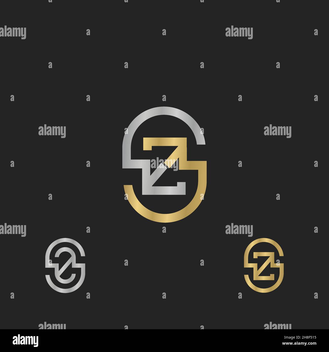 Alphabet Initials logo SZ, ZS, Z and S Stock Vector Image & Art - Alamy