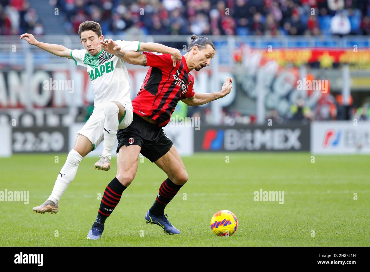 Milano, Italy. 28th Nov, 2021. Italy, Milan, nov 28 2021: Zlatan ...