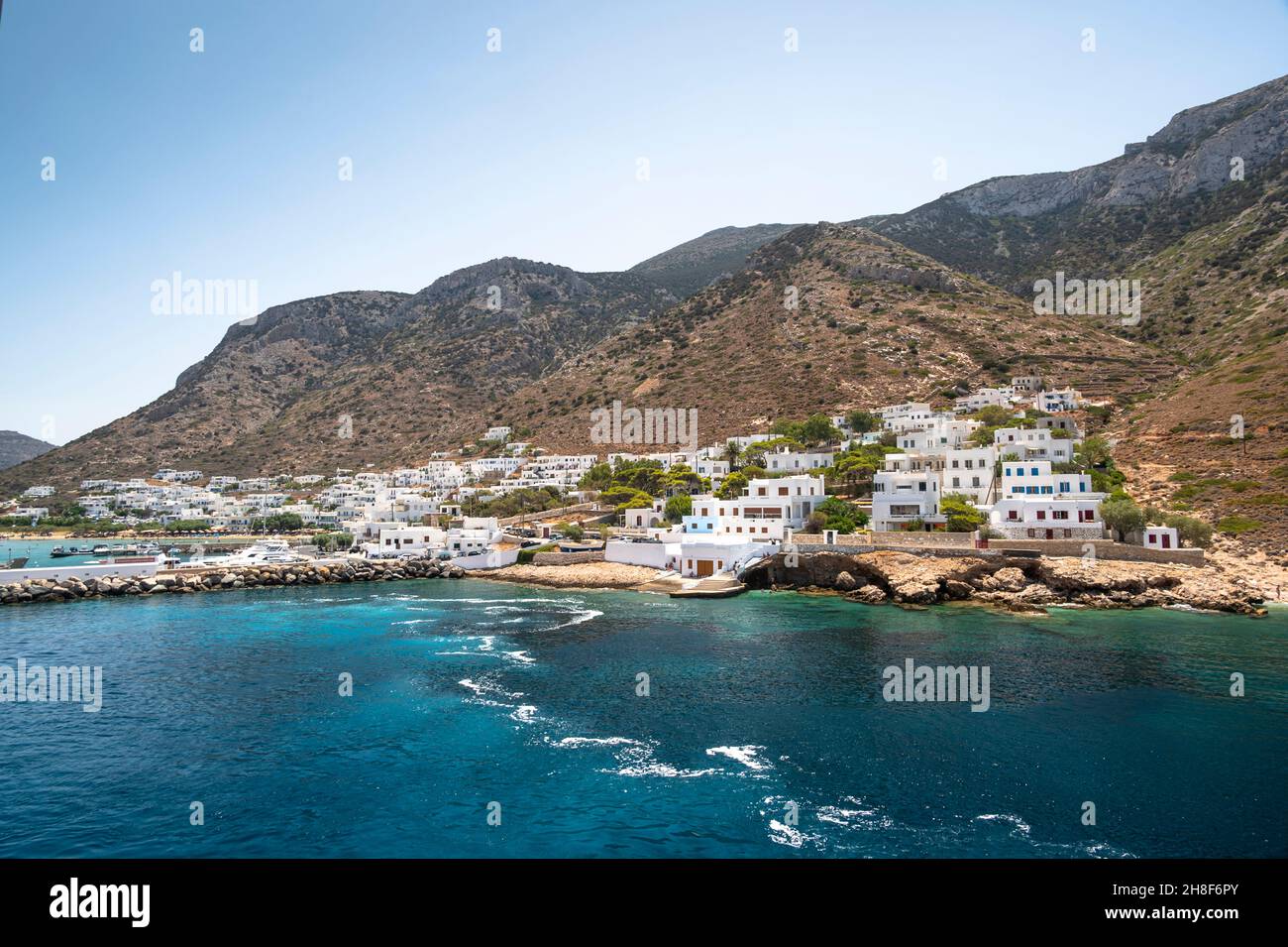 port town of Sifnos Stock Photo - Alamy