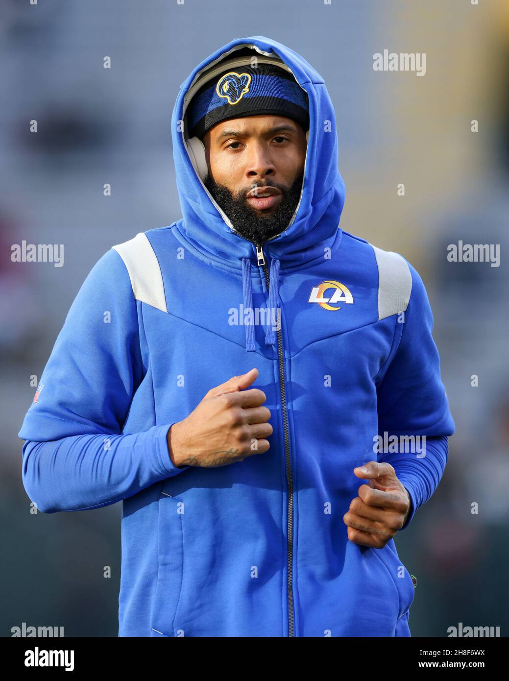 November 28, 2021: Los Angeles Rams wide receiver Odell Beckham Jr. (3 ...