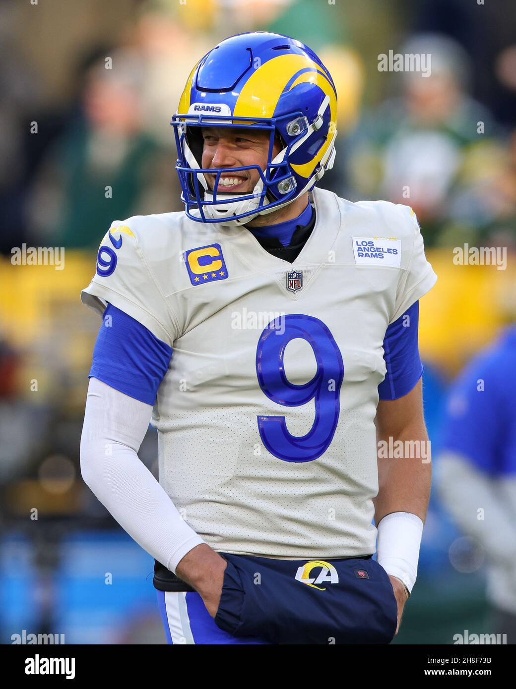 November 28, 2021: Los Angeles Rams quarterback Matthew Stafford (9 ...