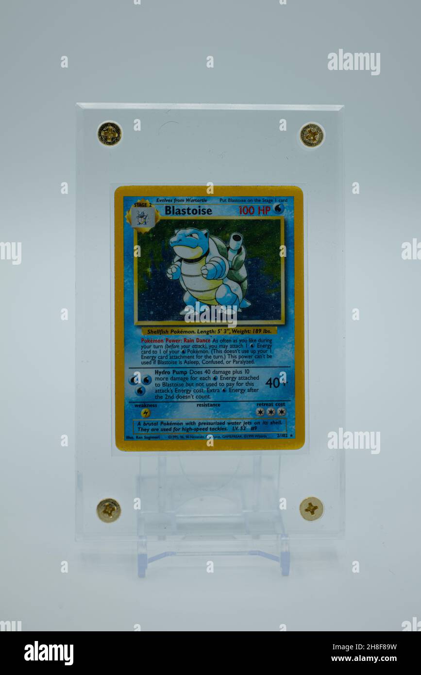 Blastoise pokemon card hi-res stock photography and images - Alamy