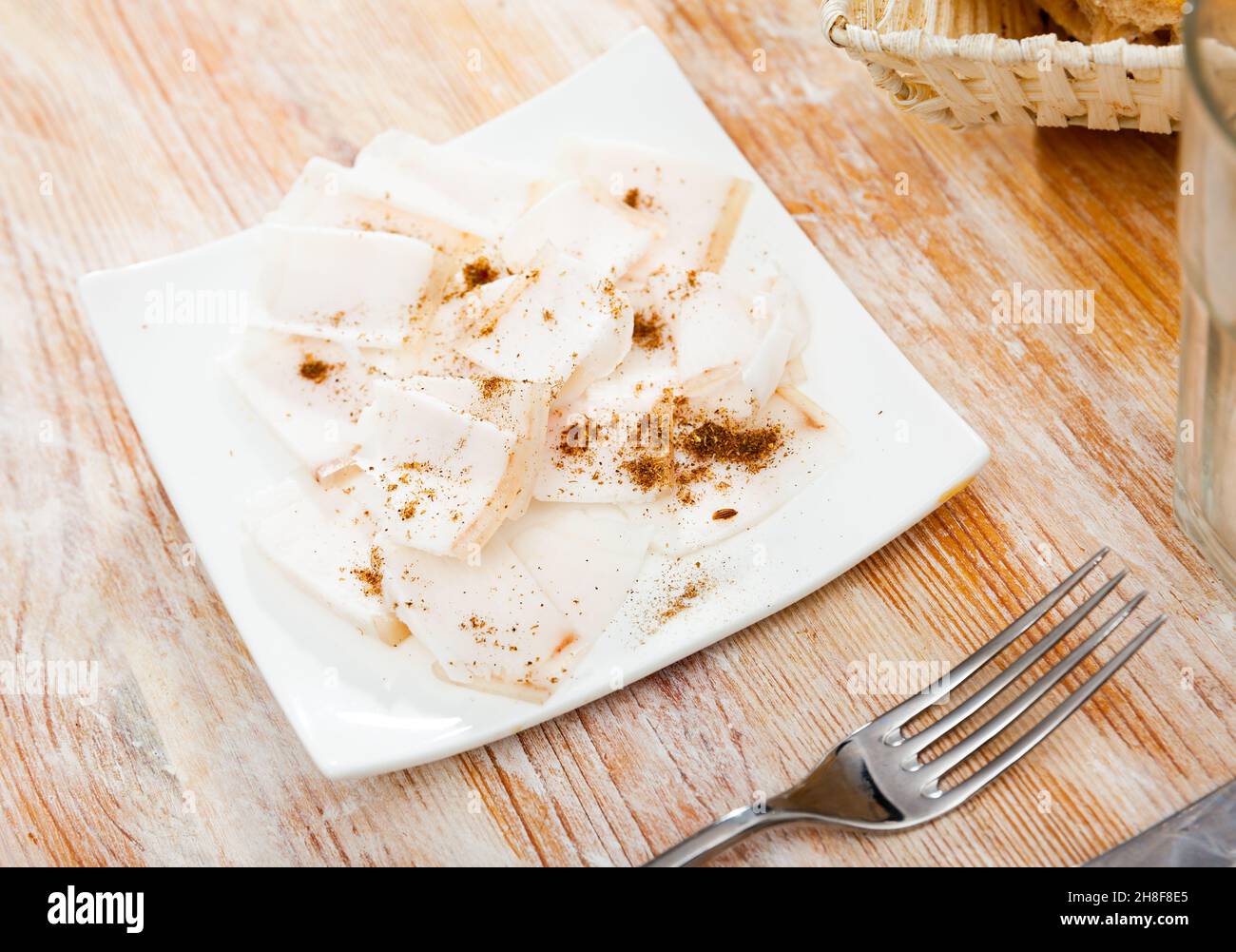 Pieces of raw pork lard Stock Photo - Alamy