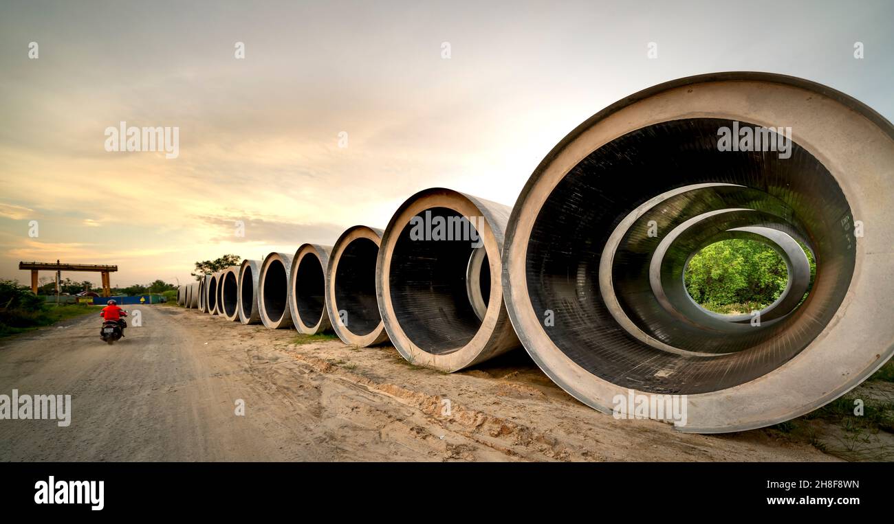 Water industrial pipe vietnam hi-res stock photography and images - Alamy