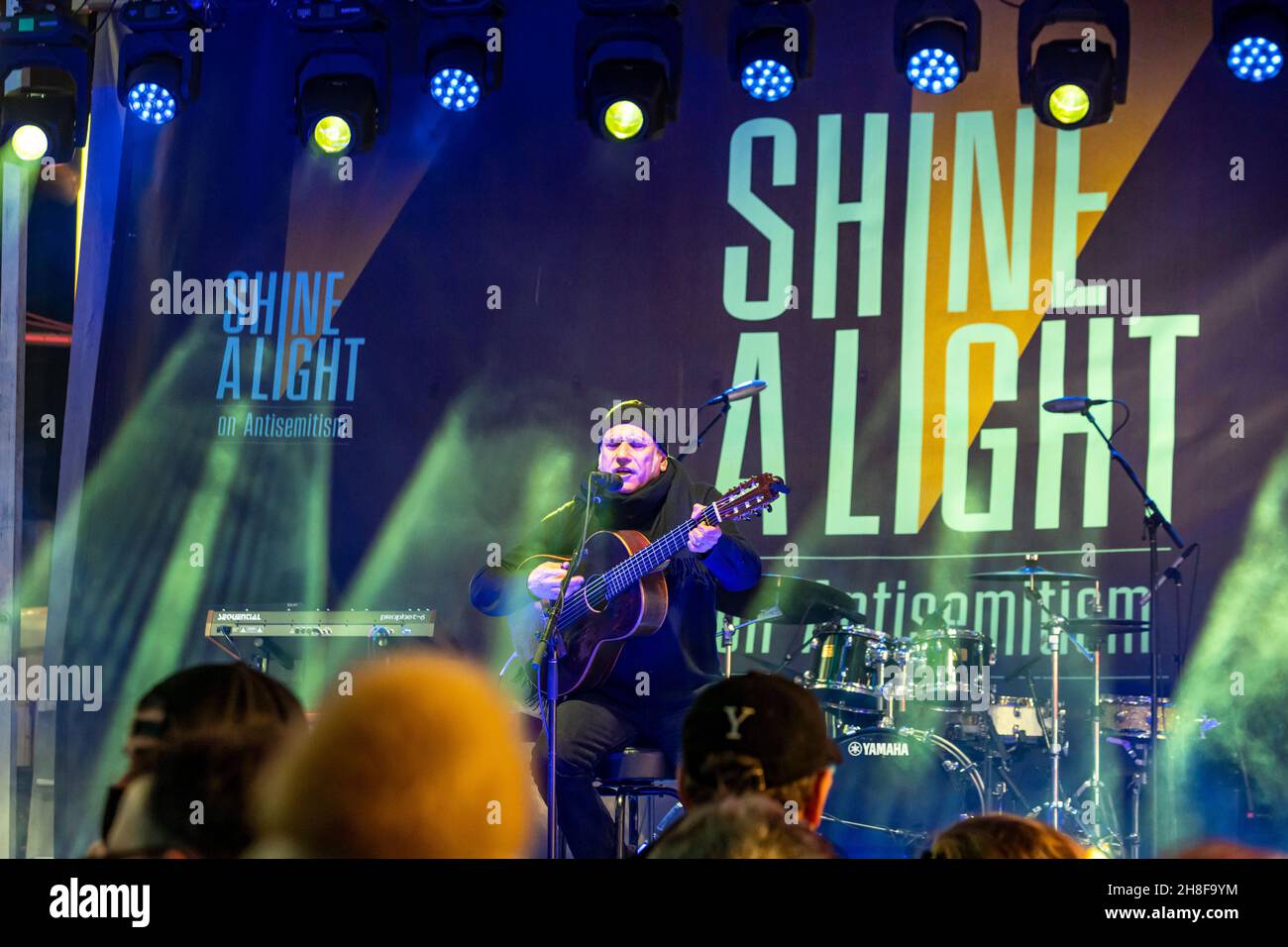 New York, USA. 29th Nov, 2021. Israeli singer-songwriter David Broza ...