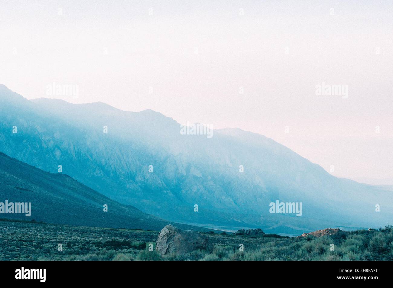 Epic, sweeping views from the Buttermilks in Bishop, California Stock ...