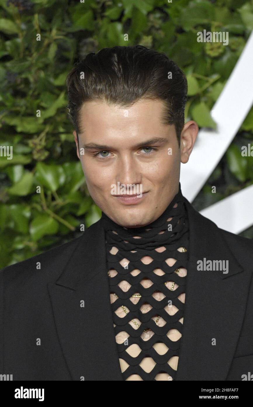 Rafferty Law attending The Fashion Awards 2021 at the Royal Albert Hall ...