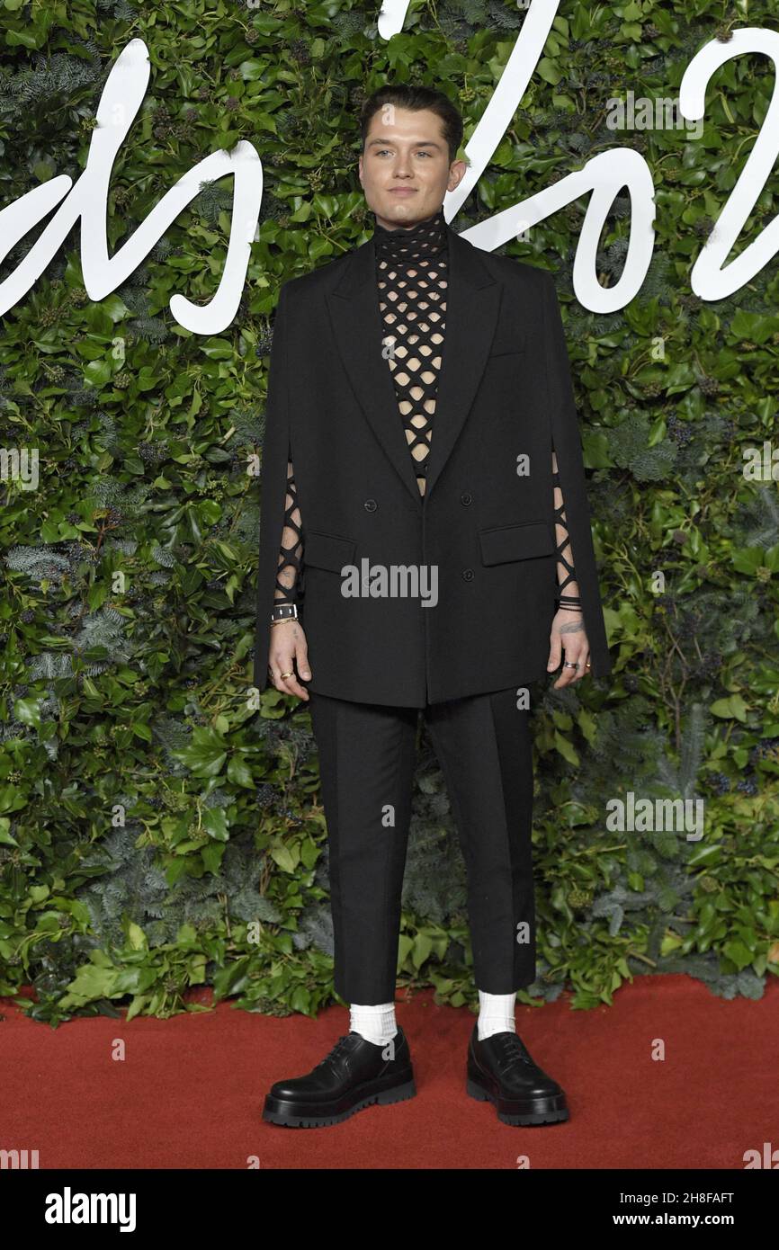 Rafferty Law attending The Fashion Awards 2021 at the Royal Albert Hall ...