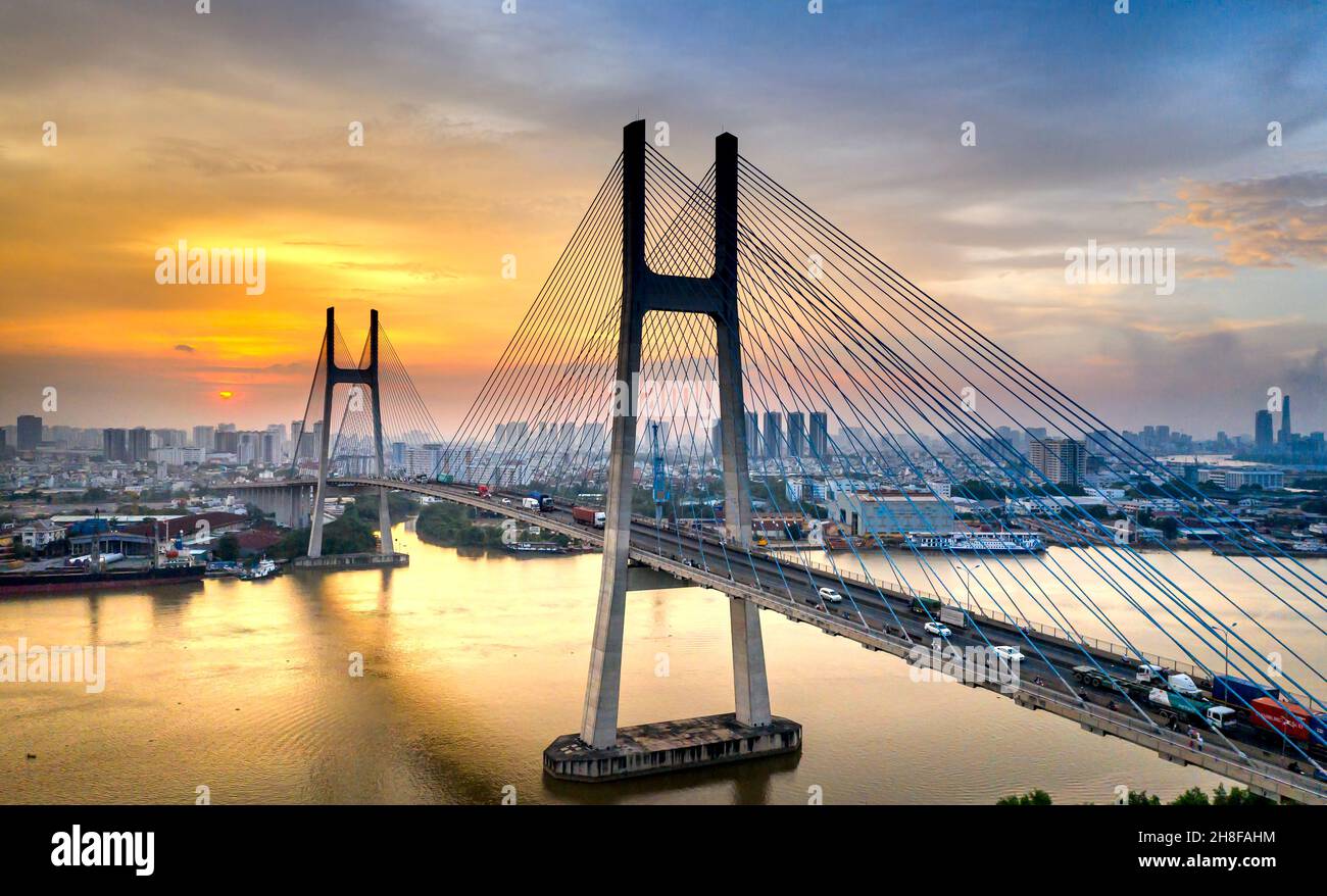 Phu my bridge hi-res stock photography and images - Alamy