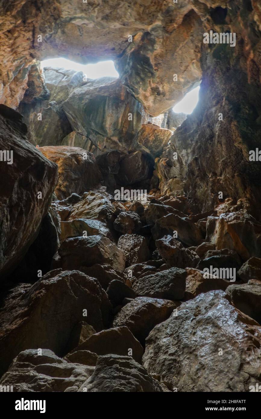 Travertine cave hi-res stock photography and images - Alamy