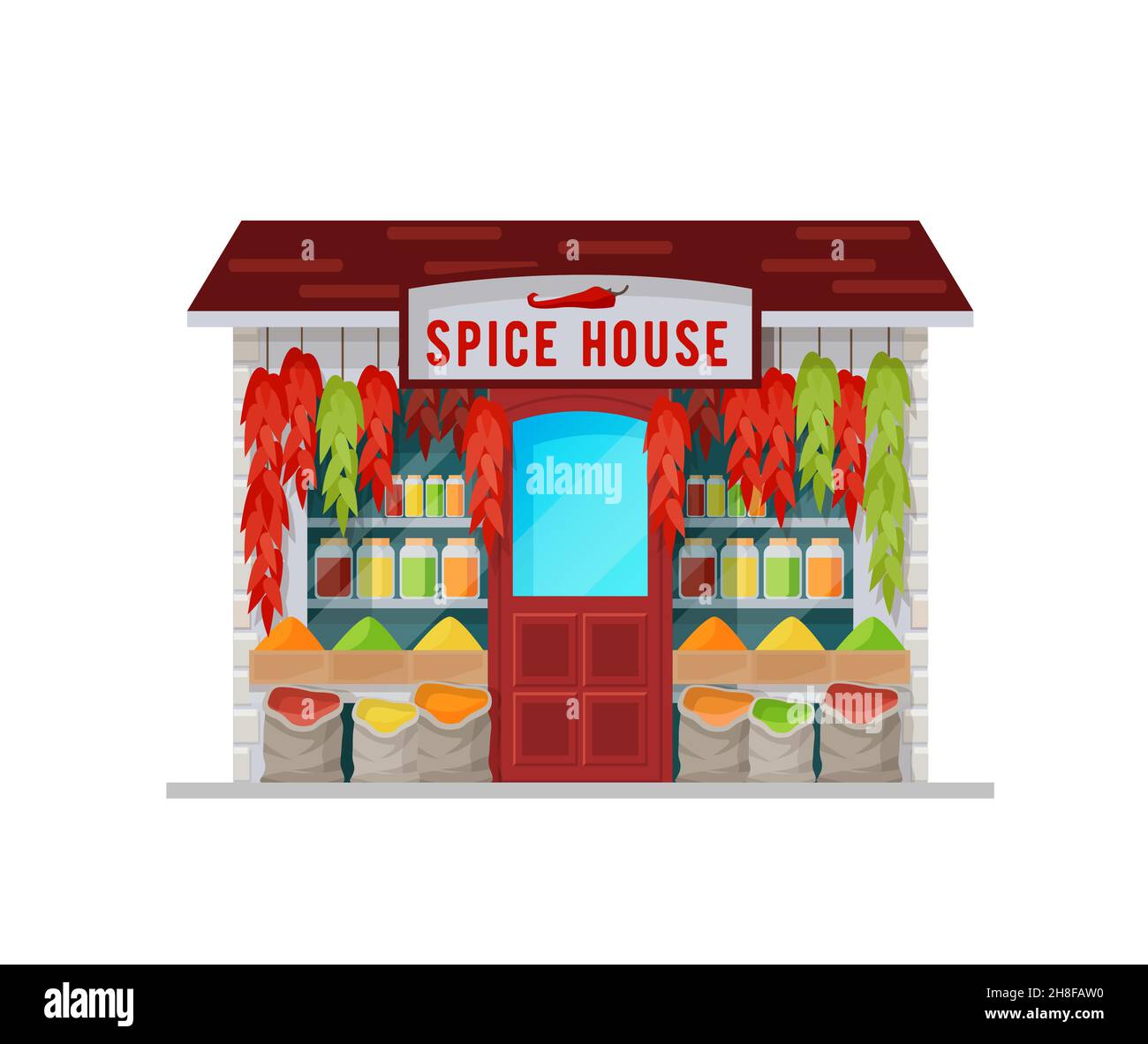 Arabic souq illustration Stock Vector Images - Alamy