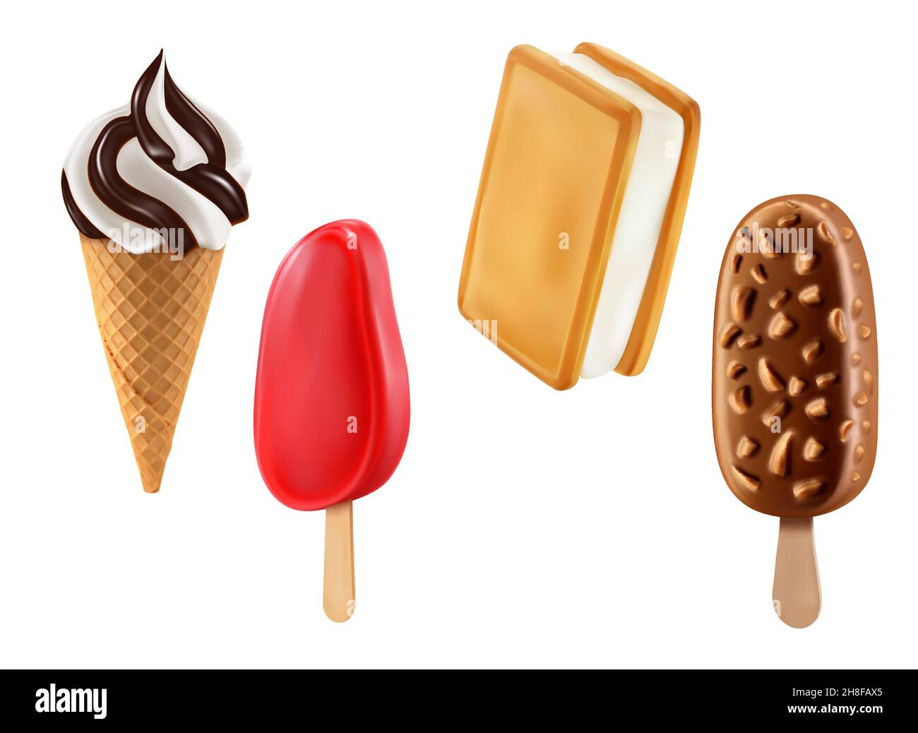 Eskimo pie sandwich hi-res stock photography and images - Alamy