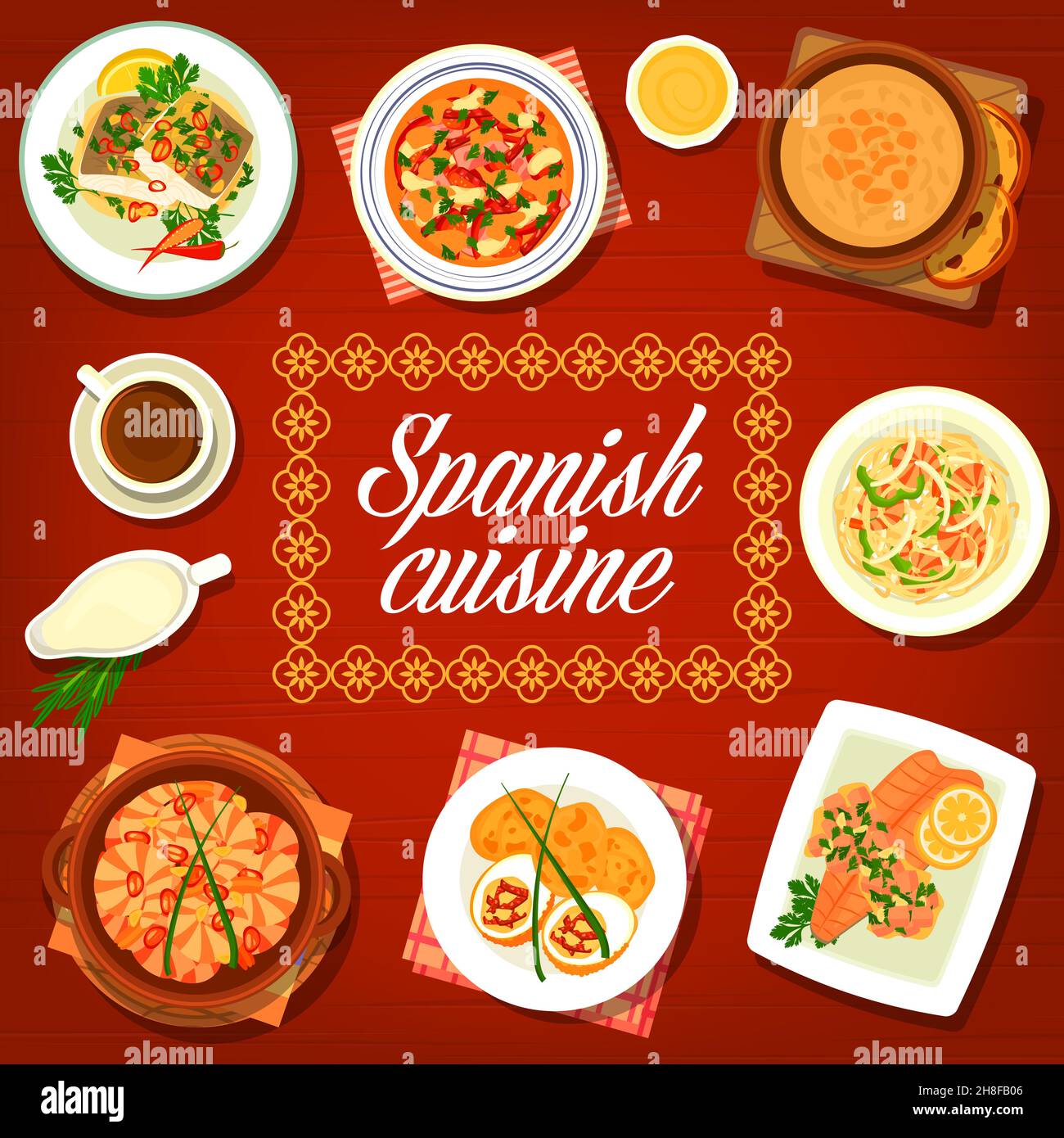 Ajo gourmet Stock Vector Images - Alamy