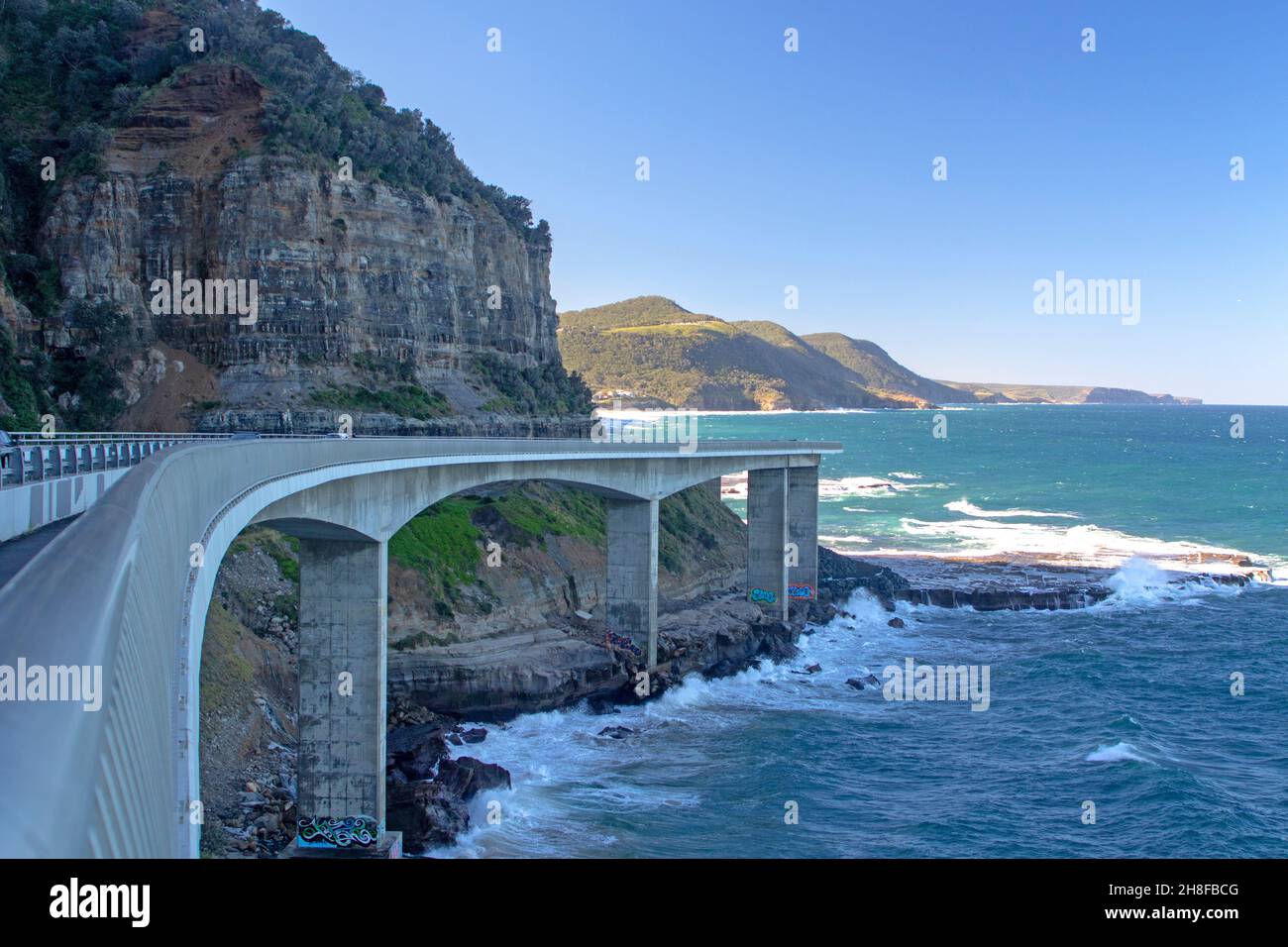 Sea Cliff Bridge Stock Photo - Alamy