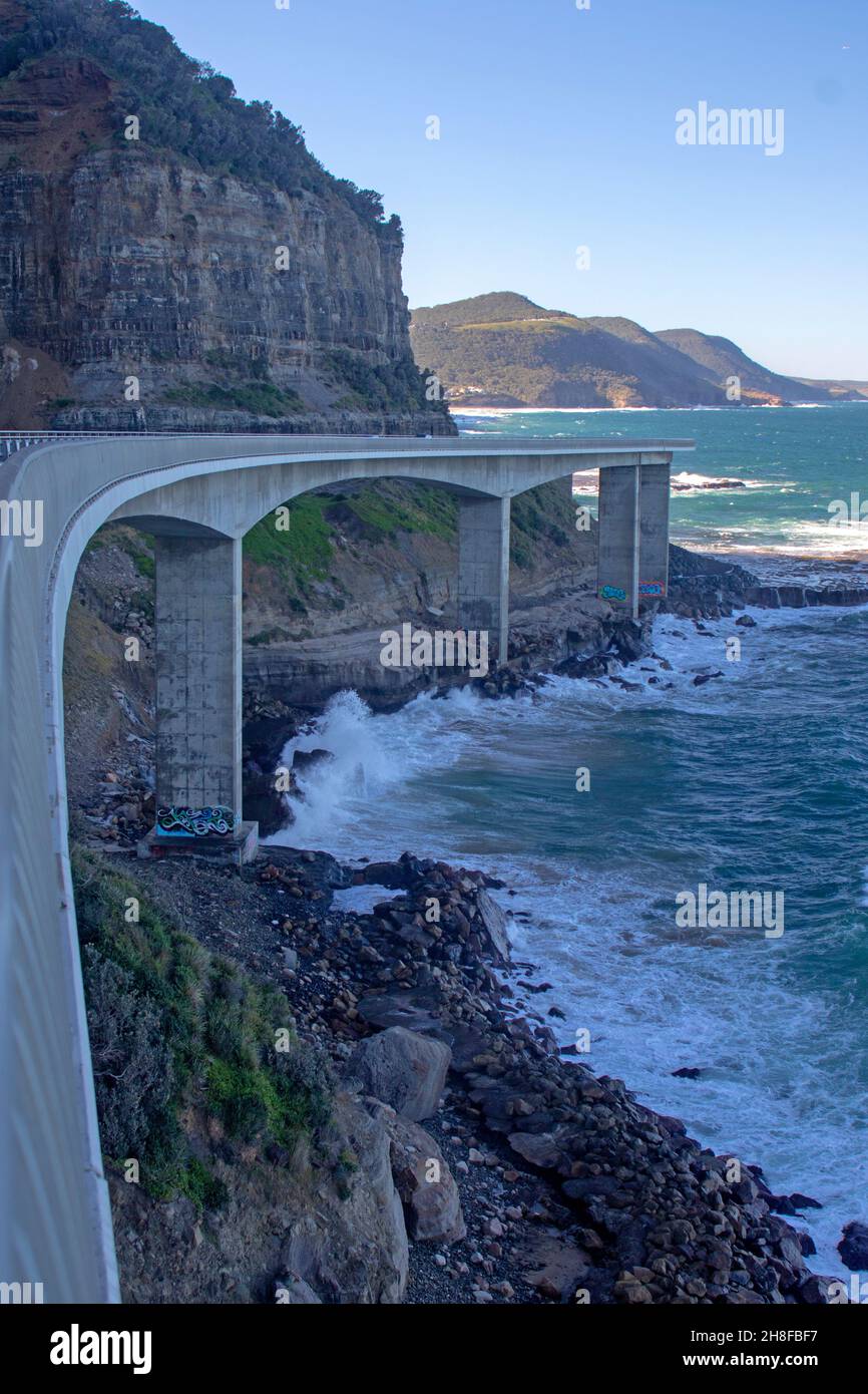 Sea Cliff Bridge Stock Photo - Alamy