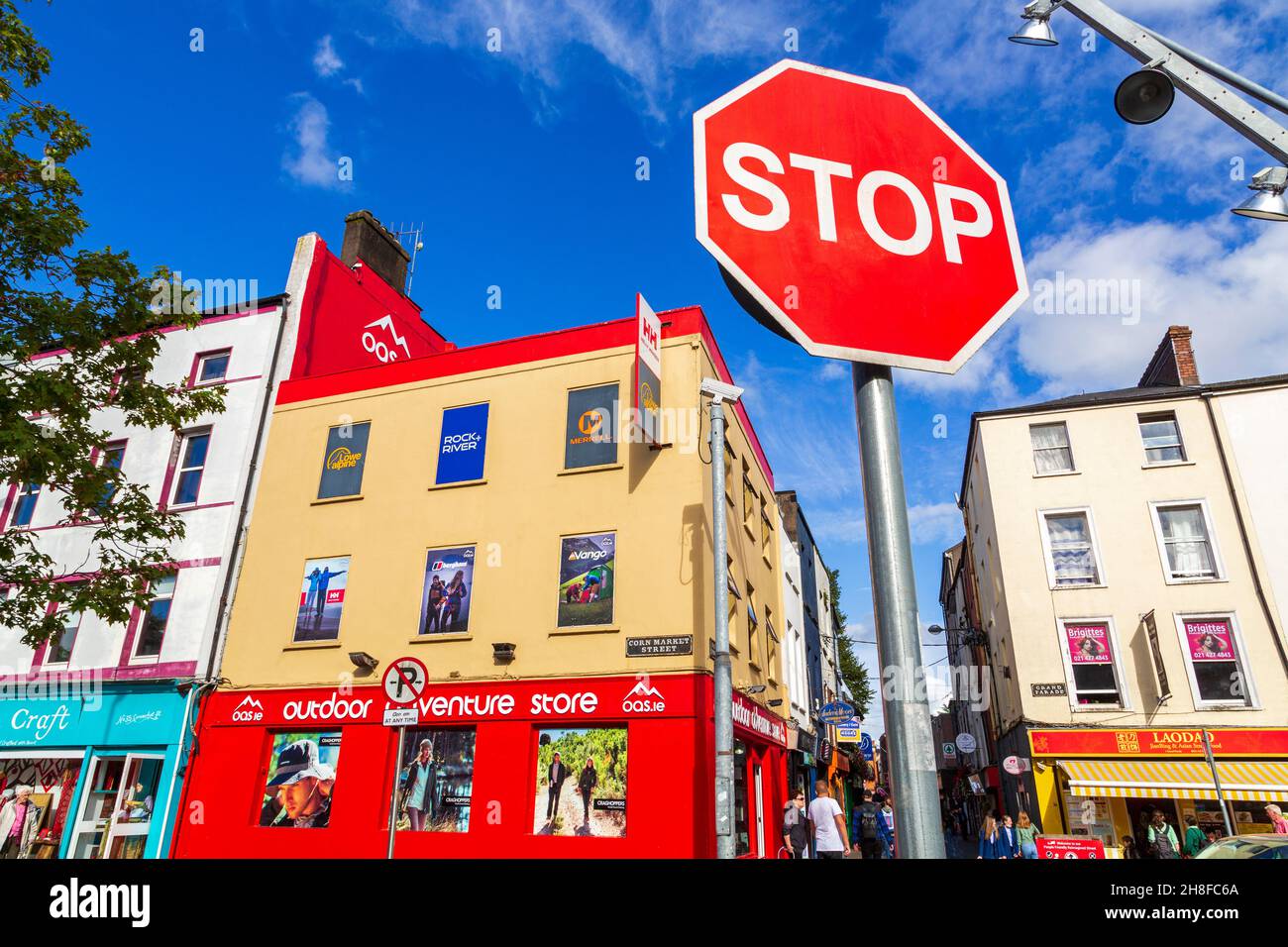 Corn Market Street, Cork City, County Cork, Ireland Stock Photo - Alamy