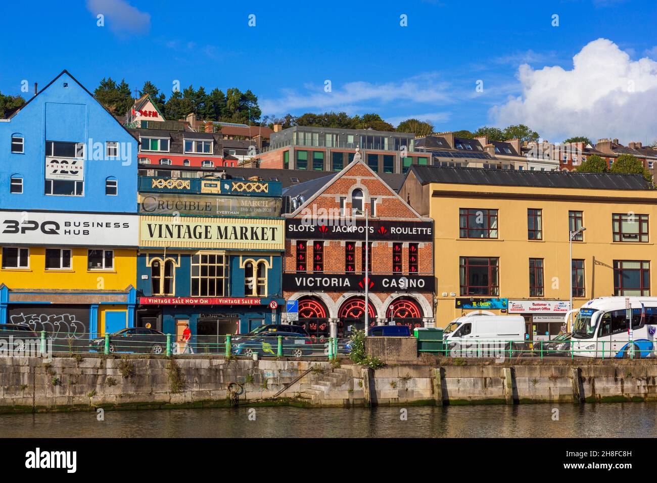 St. Patrick's Quay, River Lee, Cork City, County Cork, Ireland Stock ...