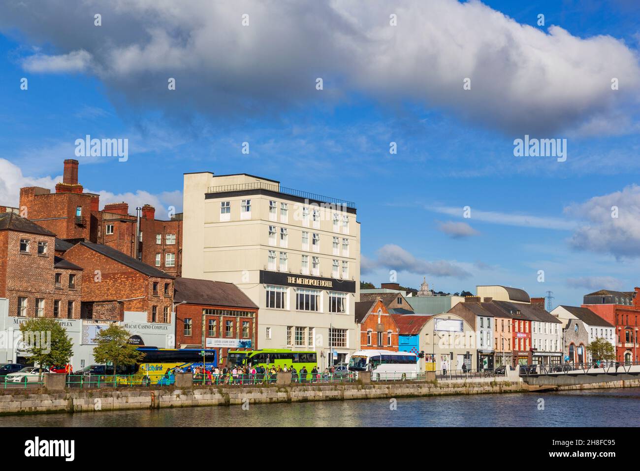 St. Patrick's Quay, River Lee, Cork City, County Cork, Ireland Stock ...