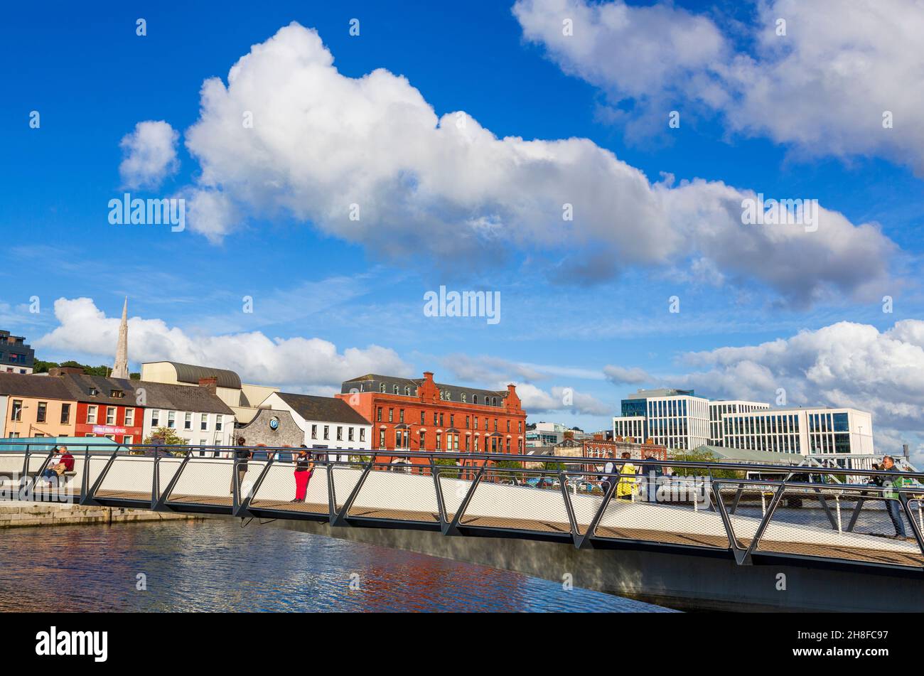 Mary Elmes Bridge, River Lee, Cork City, County Cork, Ireland Stock ...