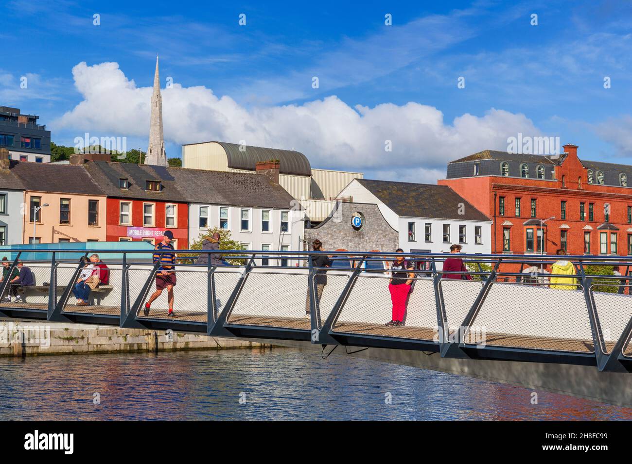 Mary Elmes Bridge, River Lee, Cork City, County Cork, Ireland Stock ...