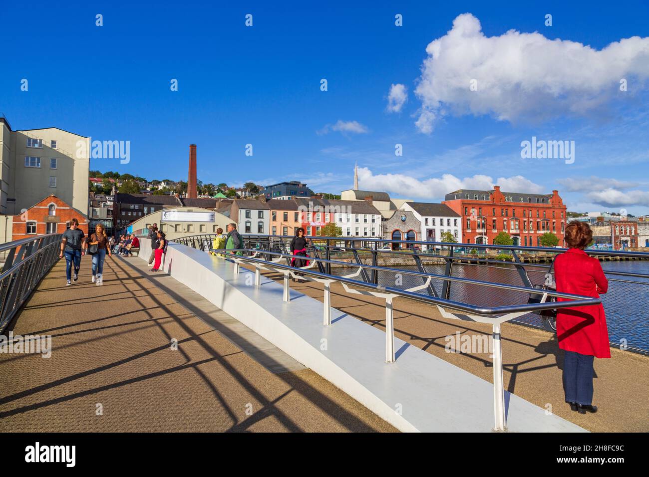 Mary Elmes Bridge, River Lee, Cork City, County Cork, Ireland Stock ...